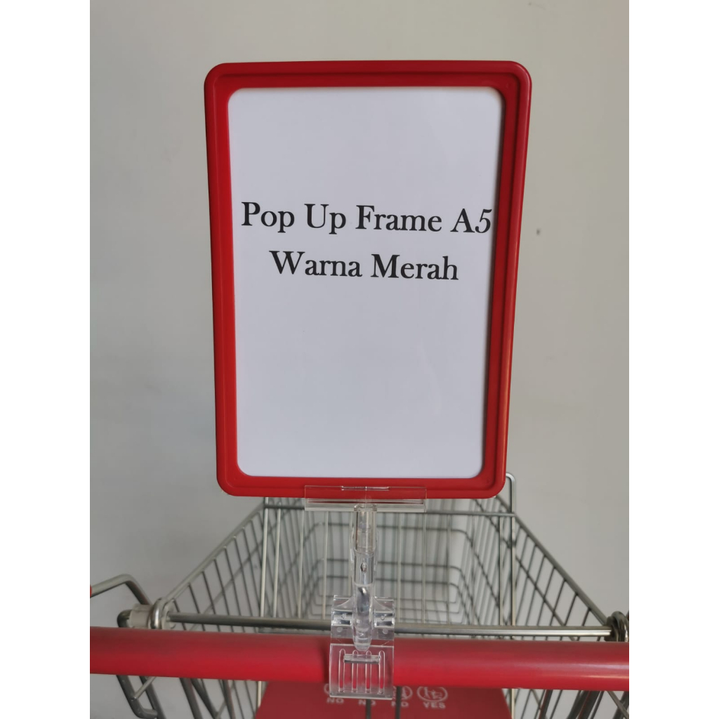 Jual Pop up frame A5 - Pop up frame mall - Pop up frame supermarket ...