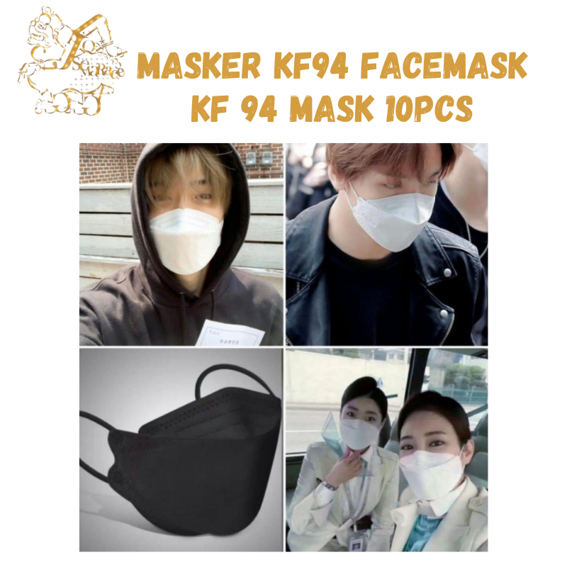 Jual MASKER KF94 FACEMASK KF 94 MASK 10PCS | Shopee Indonesia