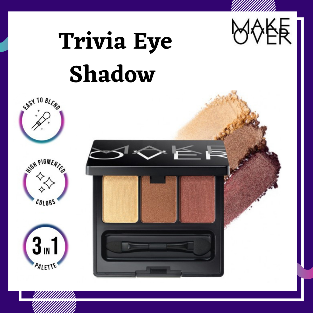 Jual Make Over Trivia Eyeshadow / Eyeshadow Palette | Shopee Indonesia
