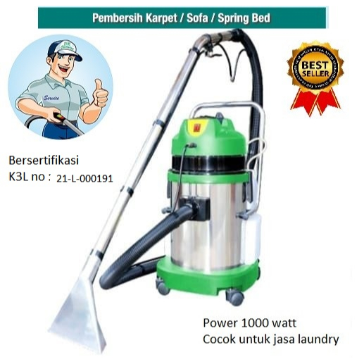 Jual Vacuum Ekstraktor / Carpet Cleaner / Extractor 30 Liter FREE ...
