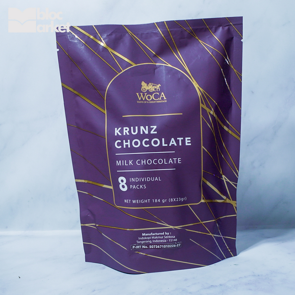 Jual WOCA MILK CHOCOLATE KRUNZ 8PCS | COKELAT | Shopee Indonesia