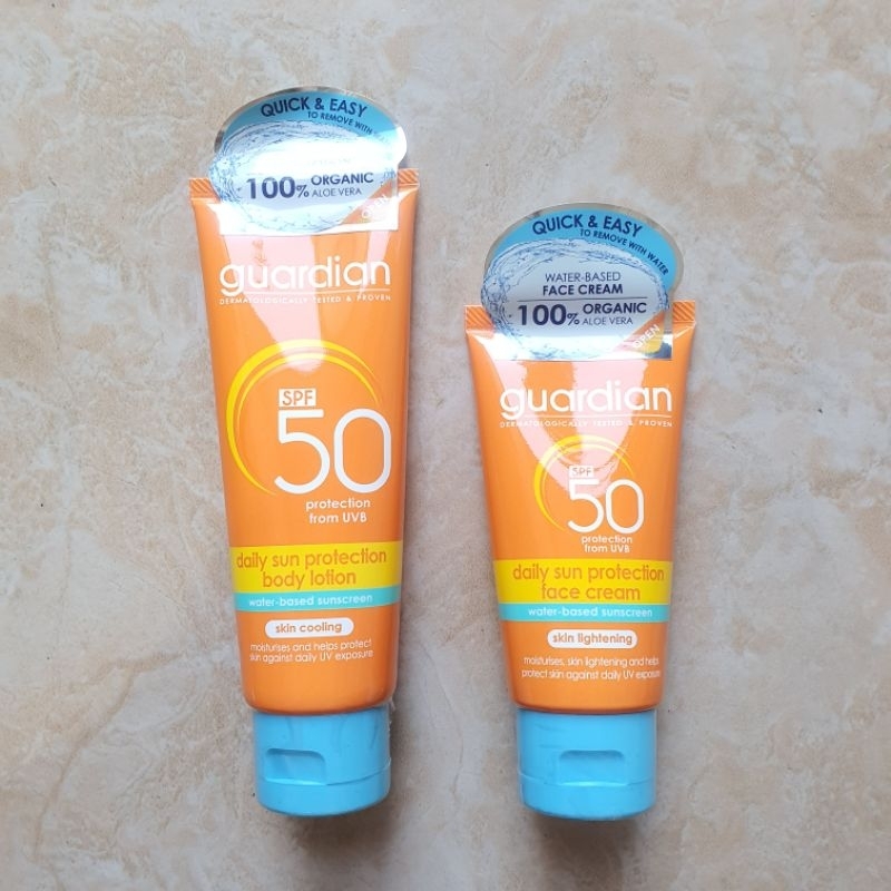 Jual Guardian and Watsons Original Adult Daily Face Body Sunblock ...