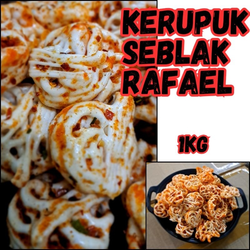 Jual Isya Snack- Kerupuk Seblak Pedas / Sebring Rafael 1kg | Shopee ...