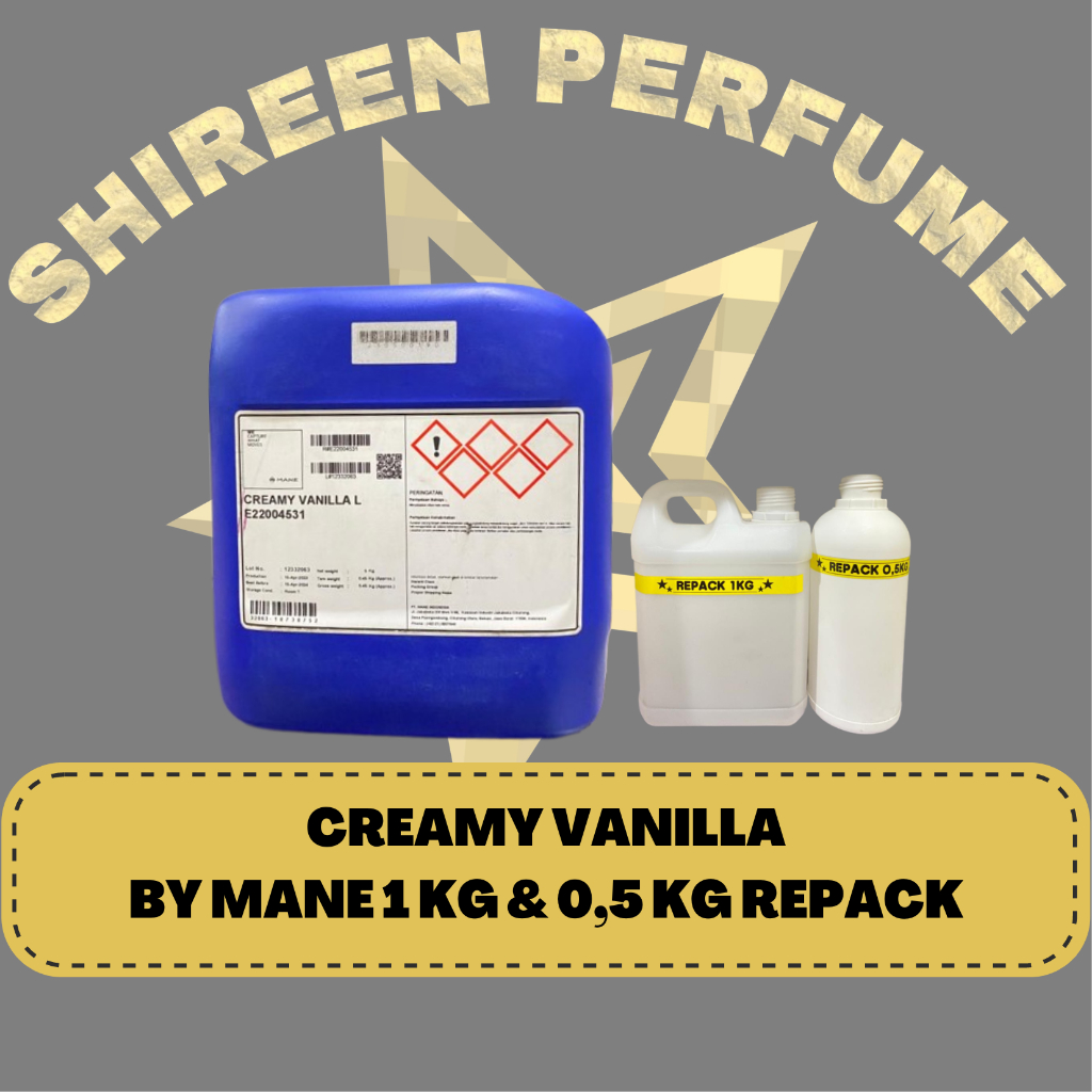 Jual CREAMY VANILLA BY MANE 0.5KG & 1KG REPACK | Shopee Indonesia