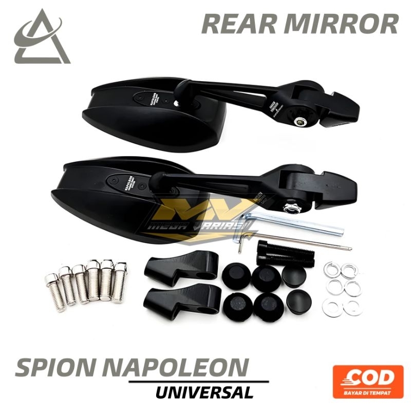 Jual KACA SPION MOTOR VARIASI SPION NAPOLEON BAHAN FULL CNC COCOK UNTUK ...