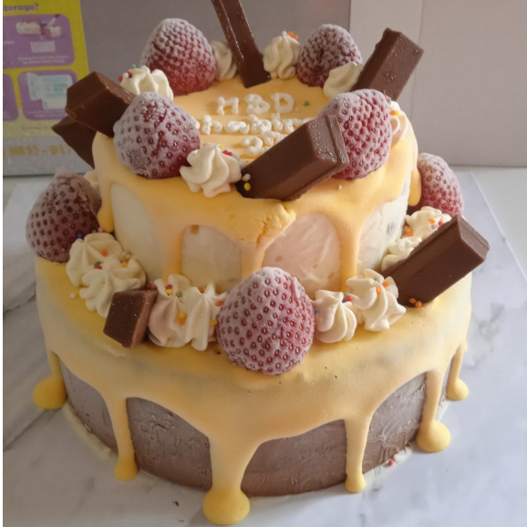 Jual Two - Tier Ice Cream Cake Premium! | Shopee Indonesia