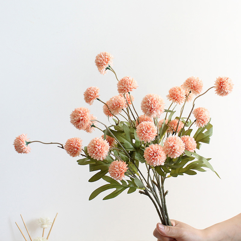 Jual (5 kuntum) Bunga Pom-Pom Kecil Artificial Flower Pompom | Shopee ...