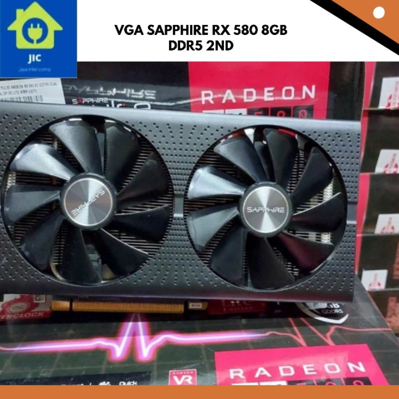 Jual VGA SAPPHIRE RX 580 8GB DDR5 2ND | Shopee Indonesia