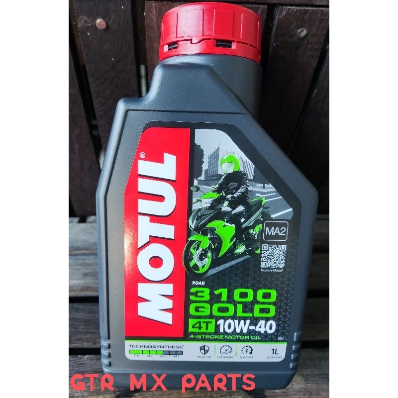 Jual OLI MOTOR MOTUL 3100 GOLD 4T 10/40 1L ORIGINAL | Shopee Indonesia