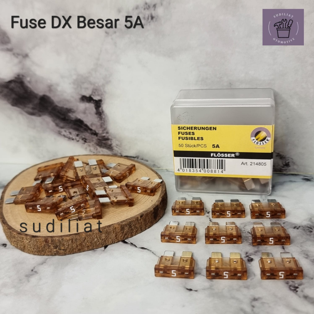 Jual FUSE DX BESAR 5A SEKRING TUSUK / TANCAP BESAR - FLOSSER GERMANY | Shopee Indonesia