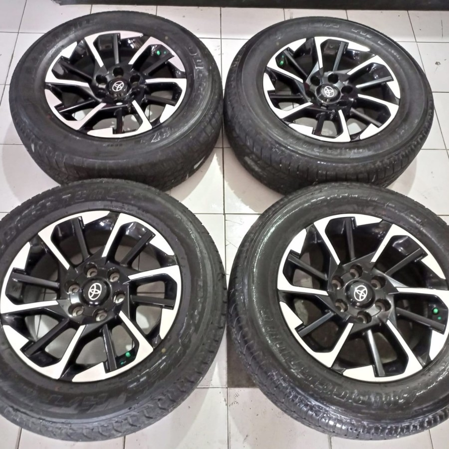 Jual VELG SEKEN COPOTAN STD FORTUNER RING 18X7,5 BAUT 6 PCD 6X139 +BAN | Shopee Indonesia