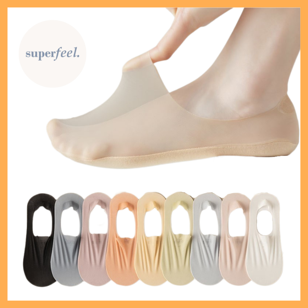 Jual SFL COTTON MESH INVISIBLE SOCK KAOS KAKI WANITA CEWE TIDAK ...