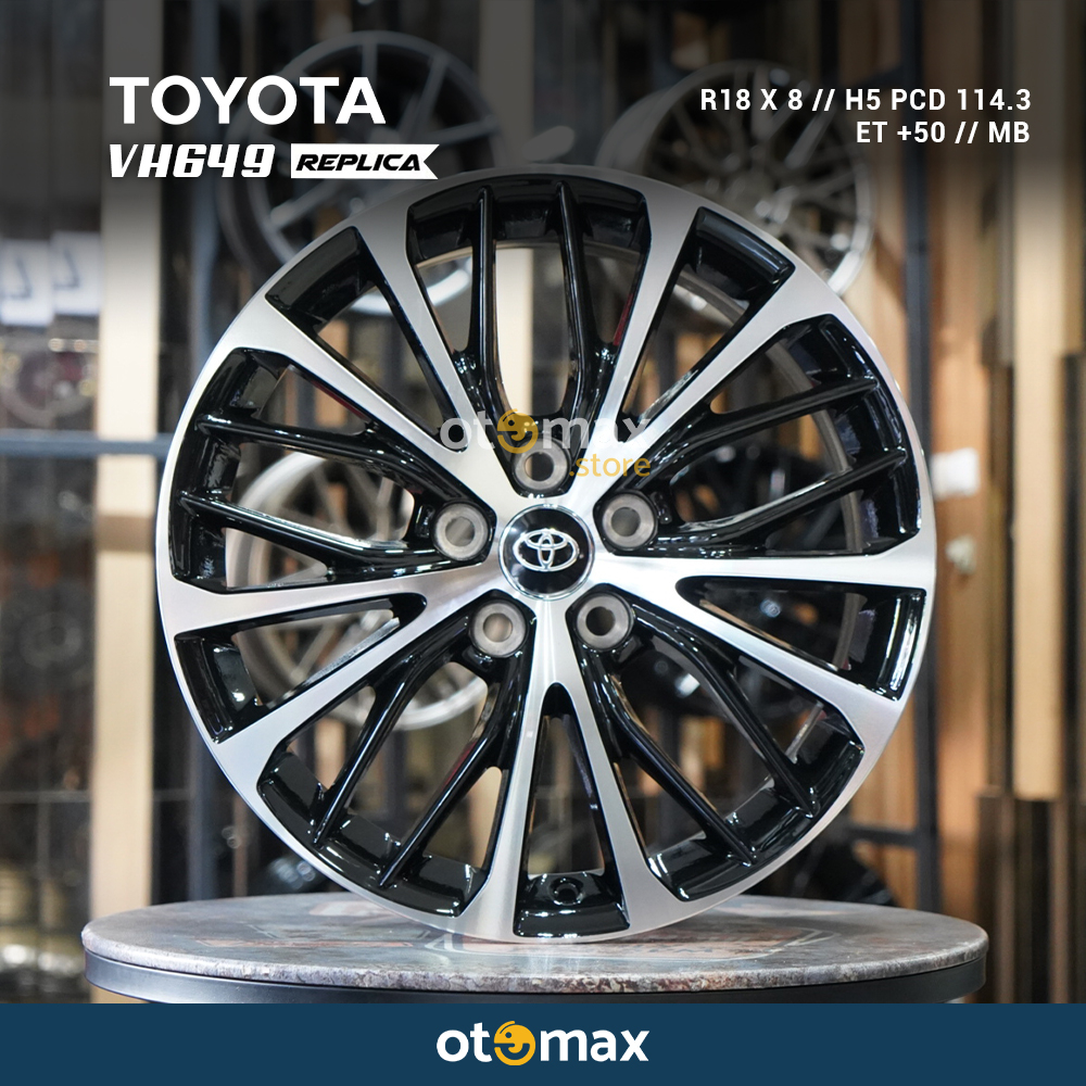 Jual Velg Mobil Toyota Camry VH649 Ring 18 Matt Black | Shopee Indonesia