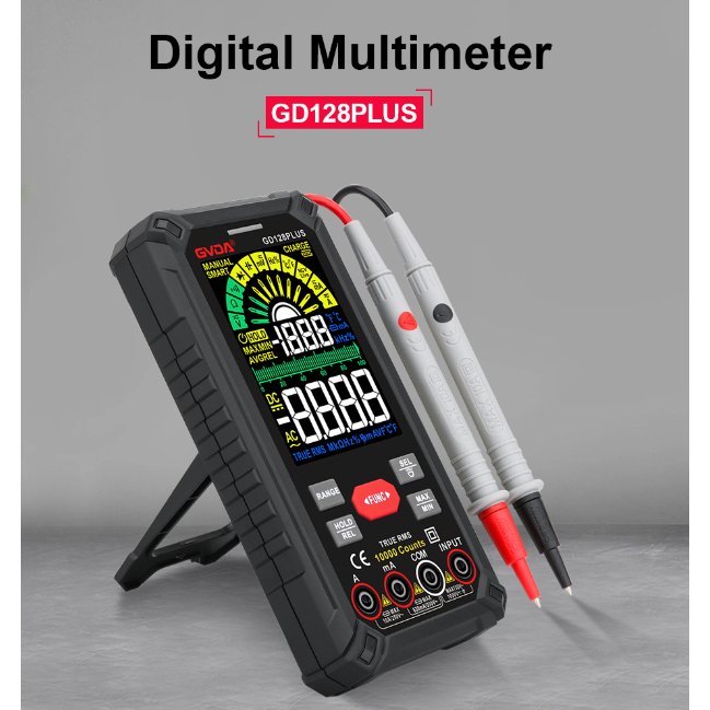 Jual Digital Multimeter GD128+ Plus 9999 Counts LCD AC DC Voltage ...