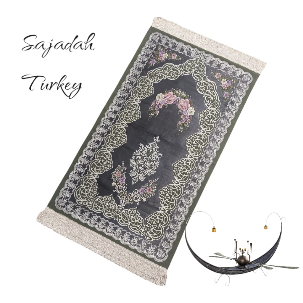 Jual Sajadah Turki Sajadah Turkey Bahan Satin Premium label XHX-888 JZW ...