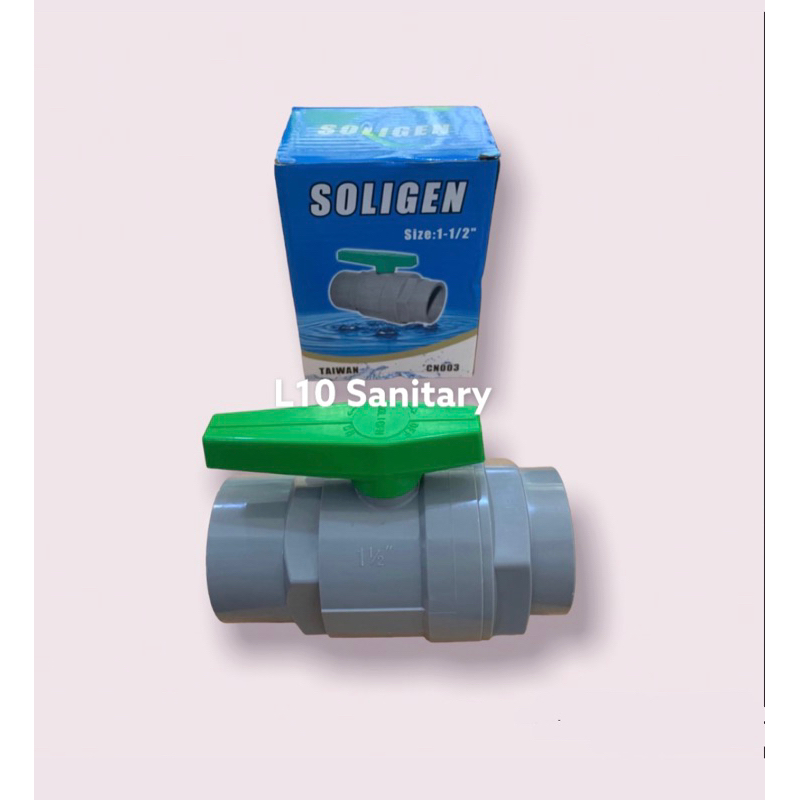 Jual Ball Valve Taiwan 03 11/2” SOLIGEN / Stop Kran TAIWAN 03 SOLIGEN ...