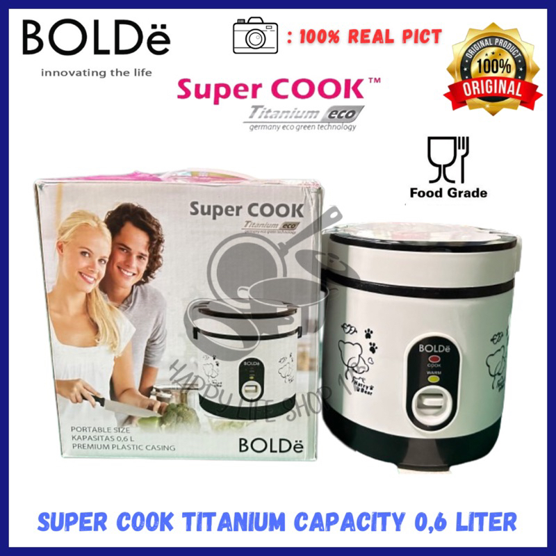Jual Bolde Super Cook Titanium / Super Cook Titanium ECO Rice 0.6 Liter ...