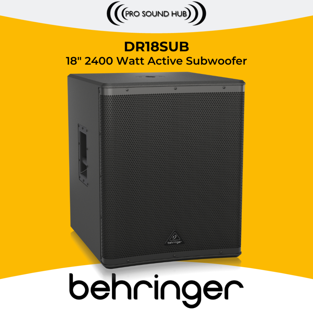 Jual Behringer DR18SUB DR 18 SUB Active Subwoofer Aktif 18" 2400 Watt ...