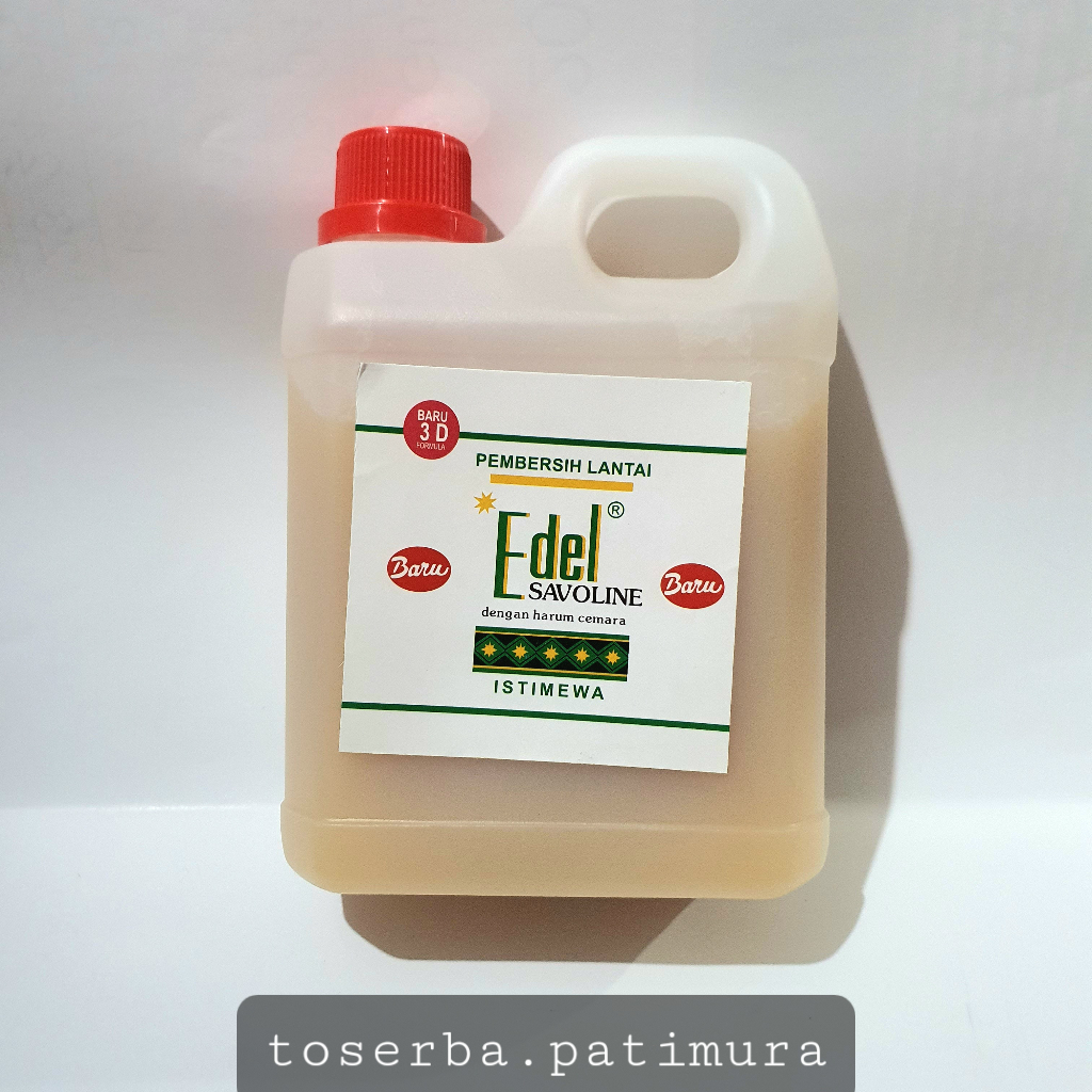 Jual Edel Savoline Karbol Pembersih Lantai Botol Plastik 1000 ml/ 1 ...