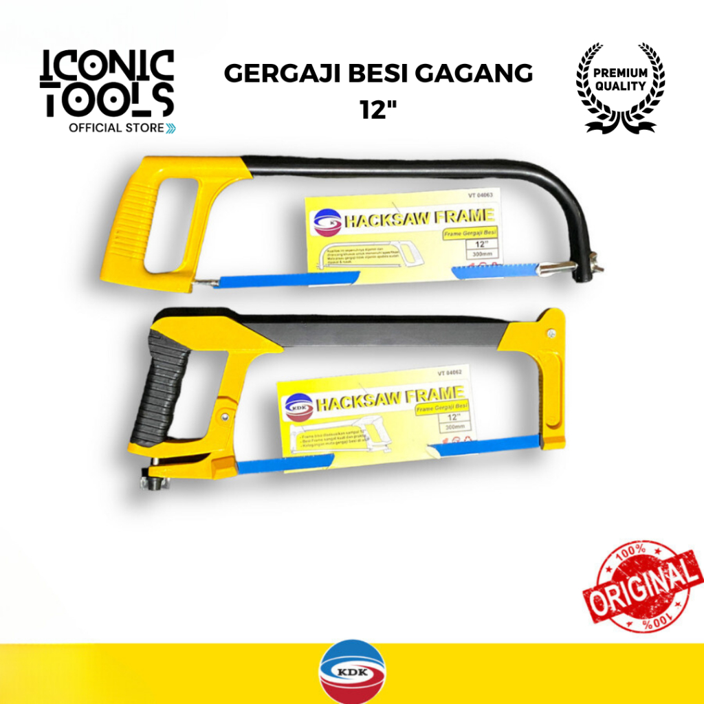 Jual Gagang Gergaji Besi KDK / Gergaji Potong Pipa 12 inch 300mm ...