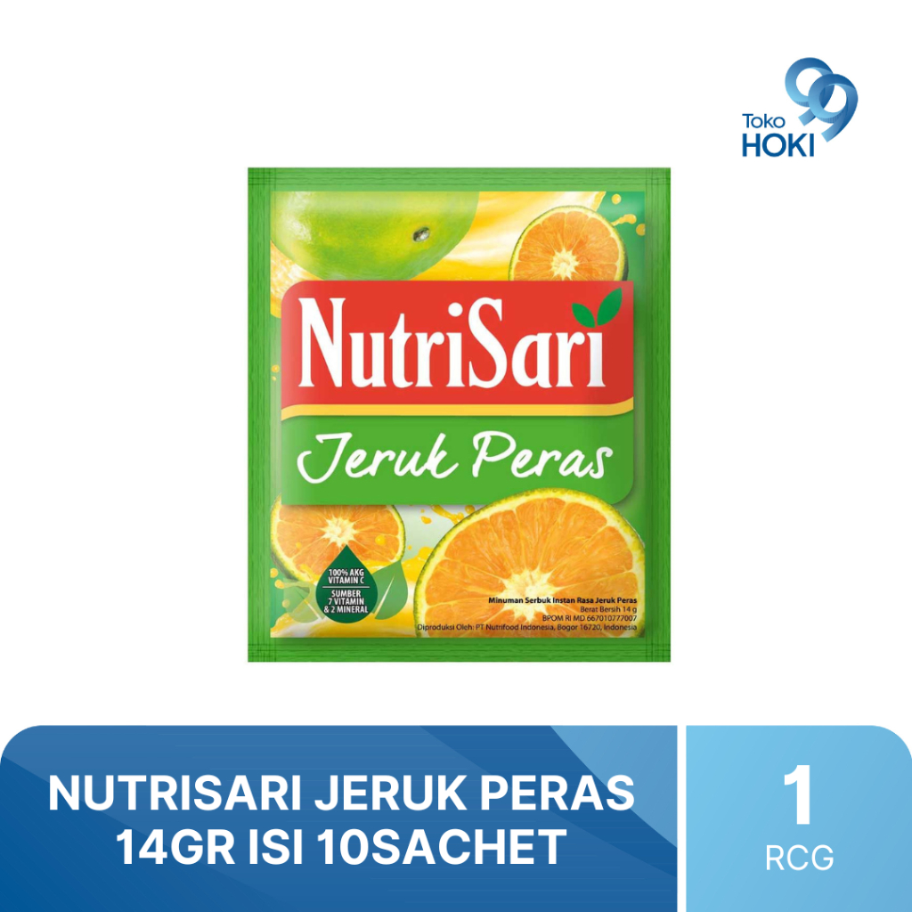 Jual NUTRISARI JERUK PERAS 14GR ISI 10 SACHET | Shopee Indonesia