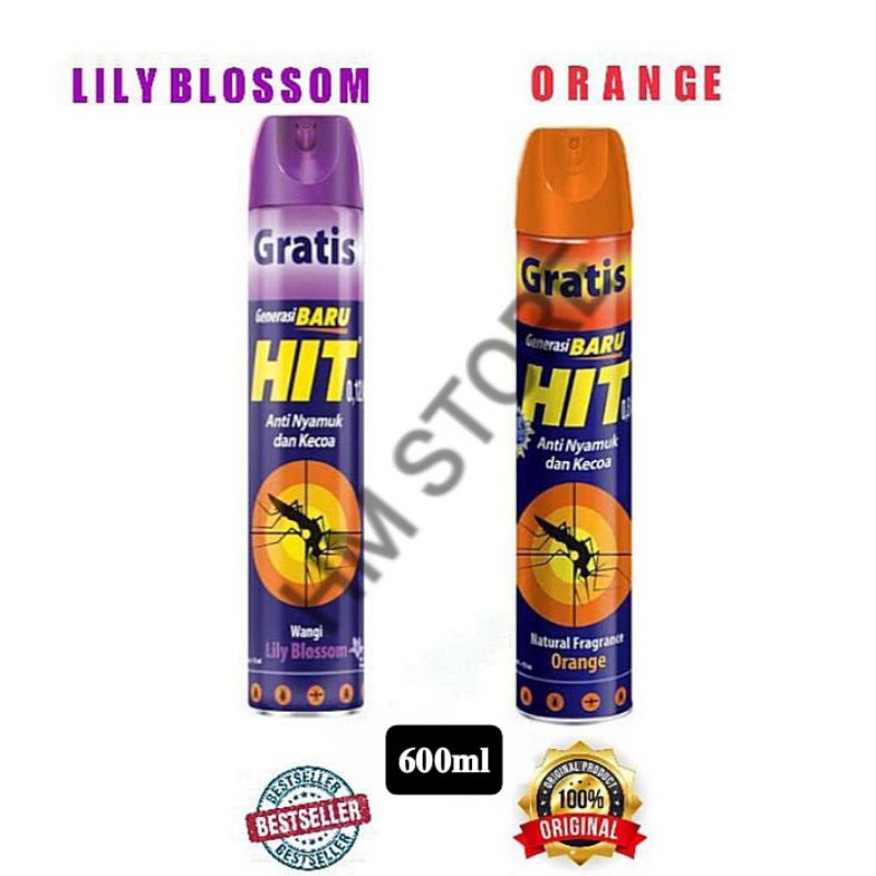 Jual SEMPROTAN NYAMUK HIT 600ml HIT AEROSOL & BAYGON Green Tea & White Orchid 600ml | Shopee ...