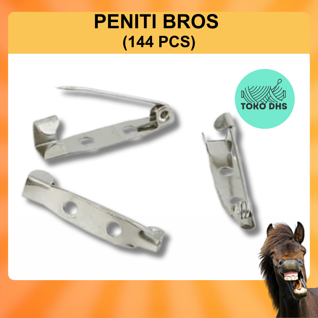 Jual Peniti Bros 2 cm 3/4 inch / Peniti Bros 2,5 cm 144 pcs | Shopee ...