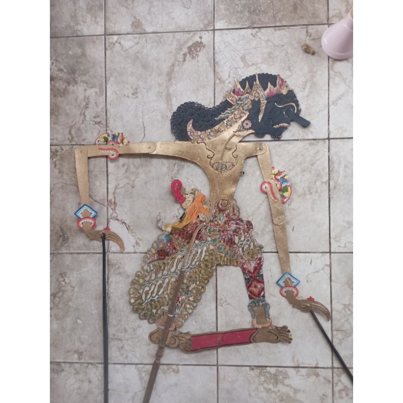 Jual wayang kulit asli antasena rapek / patihan | Shopee Indonesia
