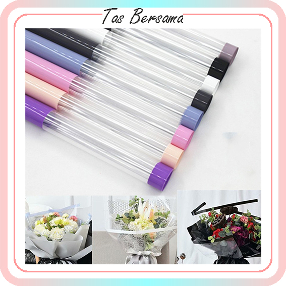 Jual Kertas Buket Bunga Transparan Flower Wrapping Kertas Florist ...