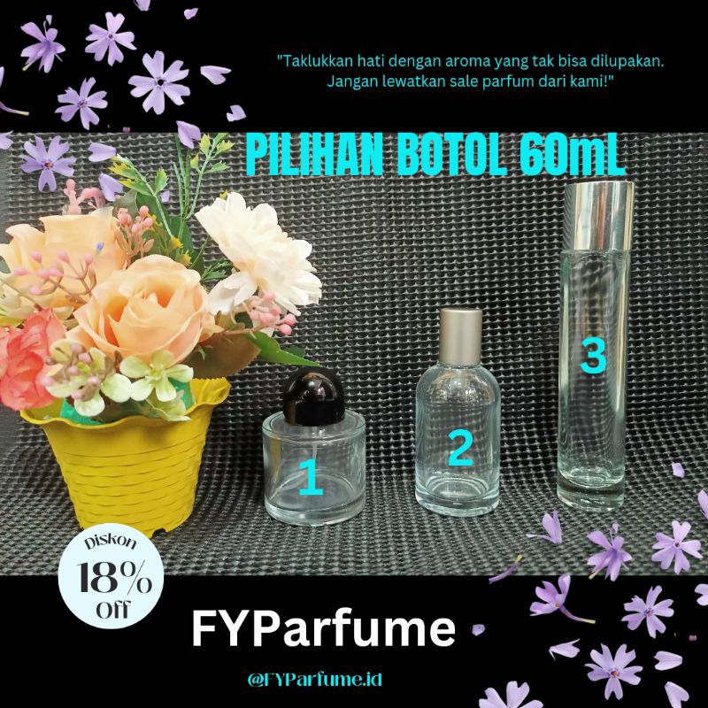 Jual PARFUM INSPIRED ISTIMEWA, 60mL BOTOL SPRAY (TERSEDIA 3 PILIHAN ...