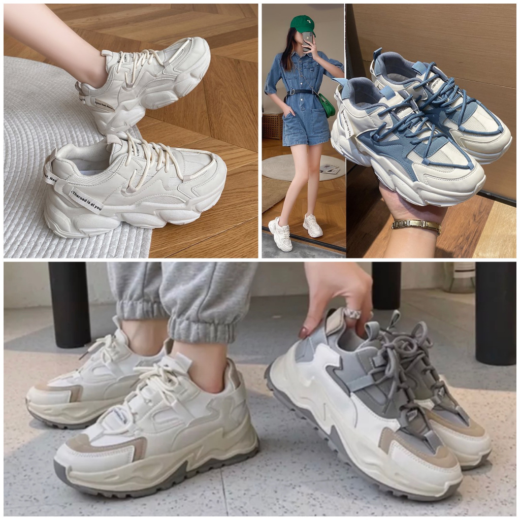 Jual VDL SEPATU SNEAKERS WANITA MODEL KOREA TERBARU TRENDY SPORTY ...