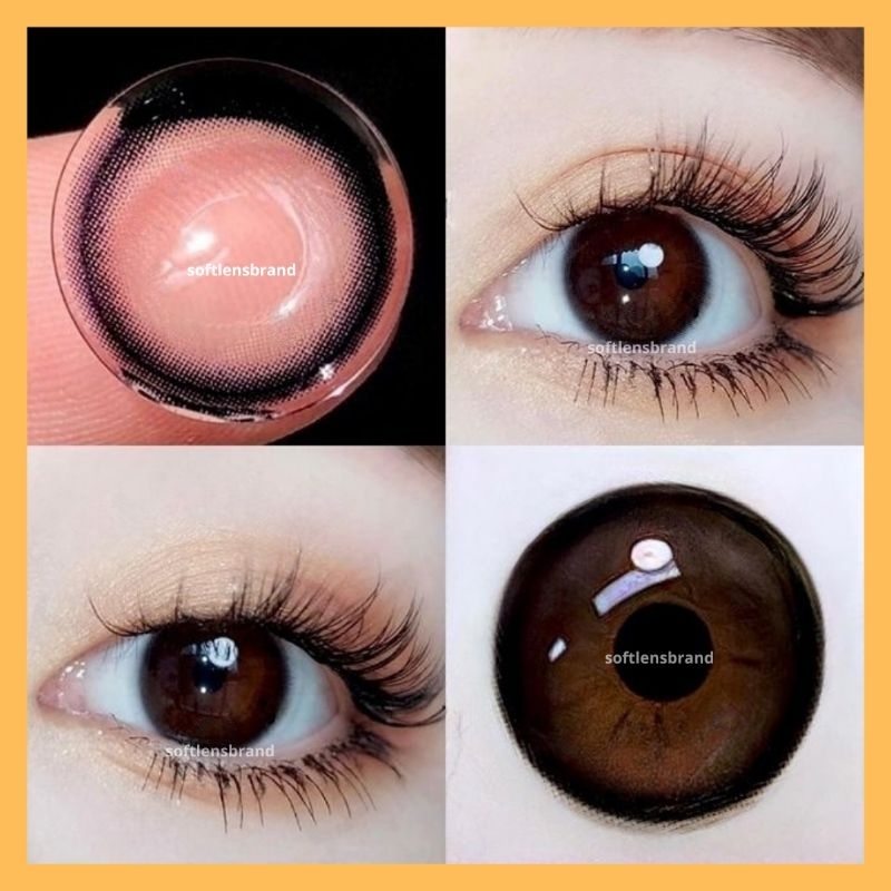 Jual ( COD ️ ) SOFTLENS NATURAL BLACK 14,00 MM | SOFTLENS BLACK ...