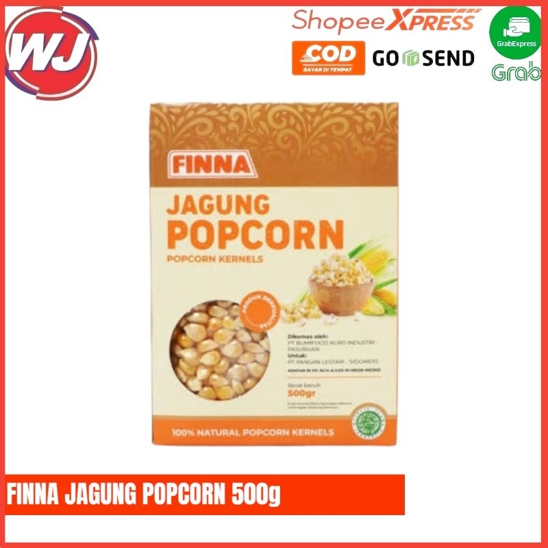 Jual FINNA JAGUNG POPCORN 500g | Shopee Indonesia