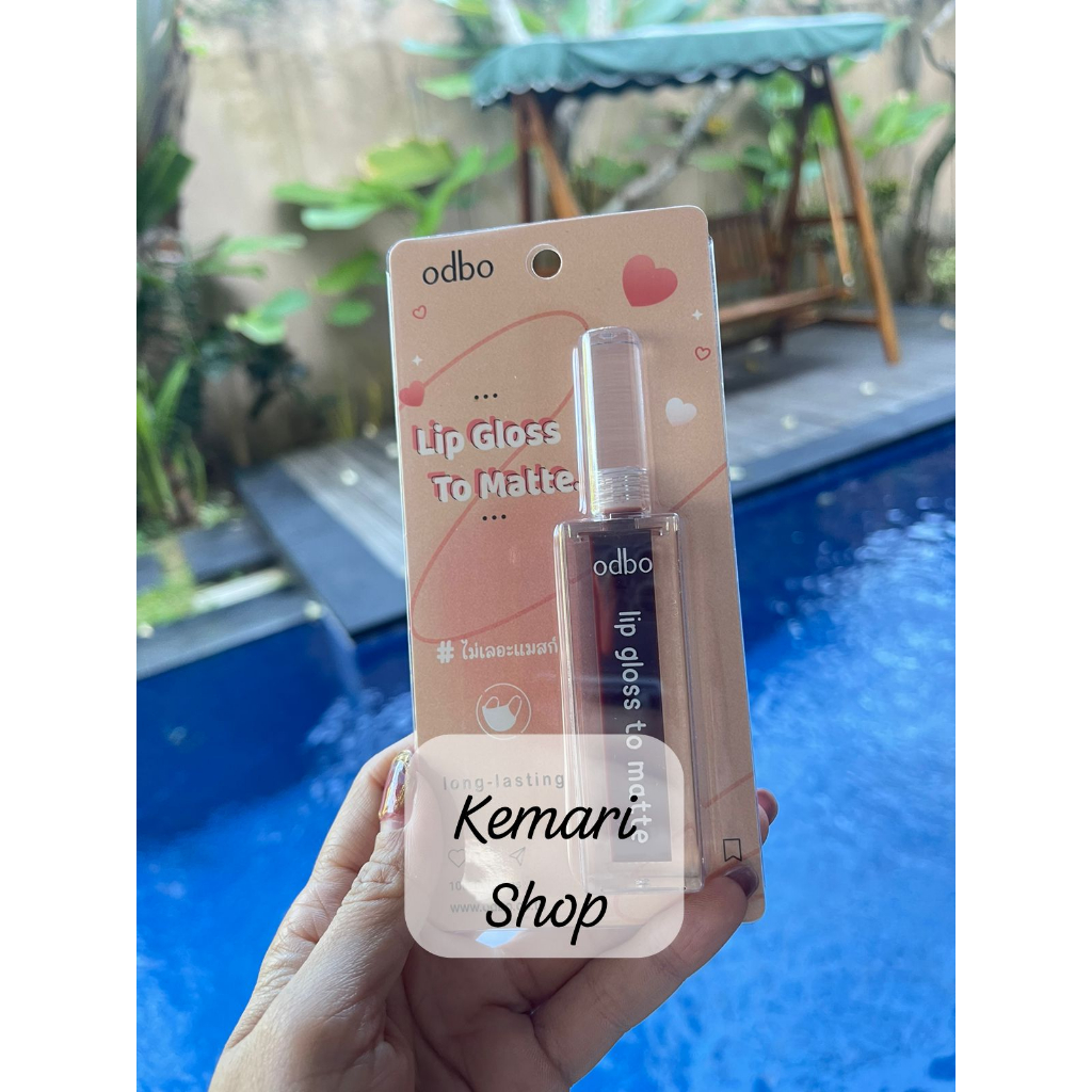 Jual ODBO Lip Gloss To Matte Long Lasting OD5006 | Shopee Indonesia