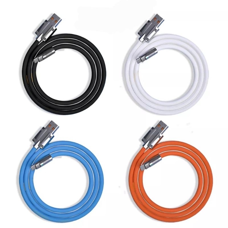 Jual Kabel Data 120W Silicone Kabel Data Kuat Tahan Lama Fast Charging ...