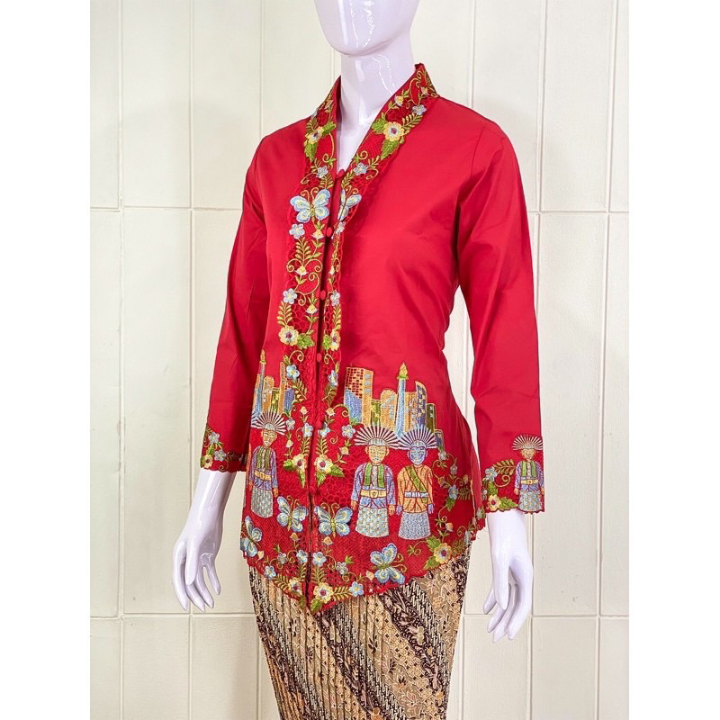 Jual BAJU KEBAYA PESTA ENCIM BORDIL TERMURAH/KEBAYA ENCIM WISUDA KATUN ...