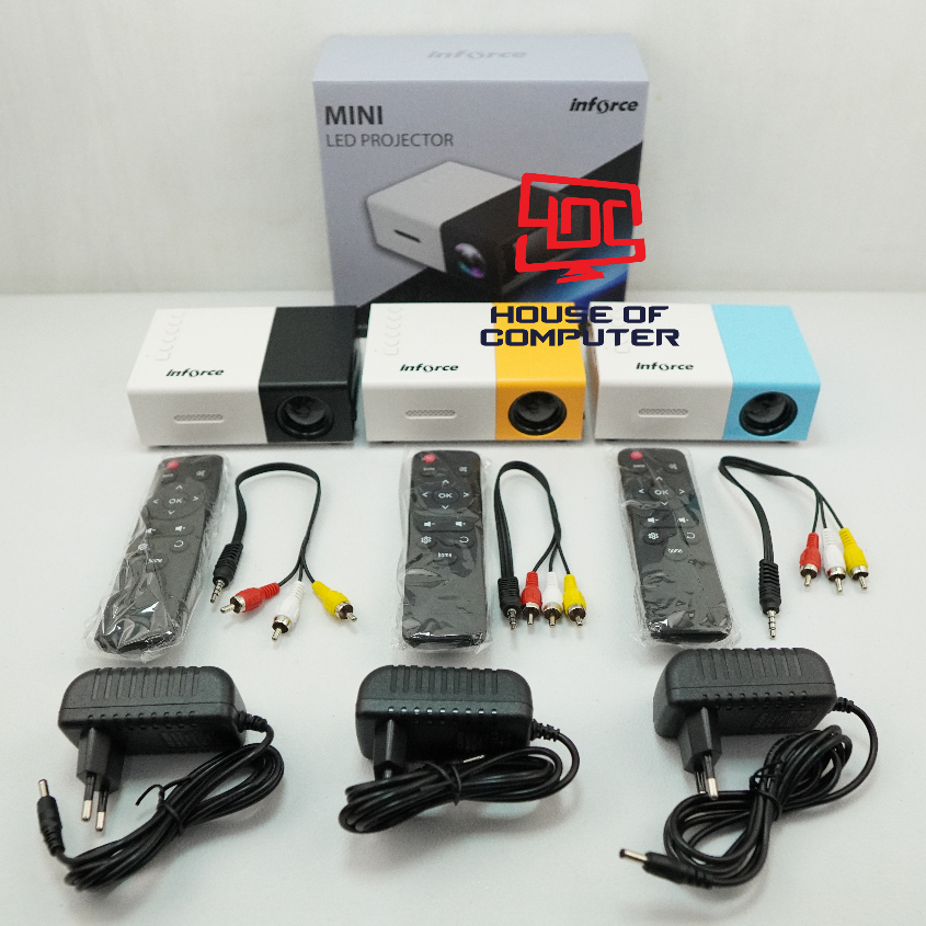 Jual PROYEKTOR LCD INFORCE MINI AJ-3 480X320P PROJECTOR AJ3 | Shopee ...