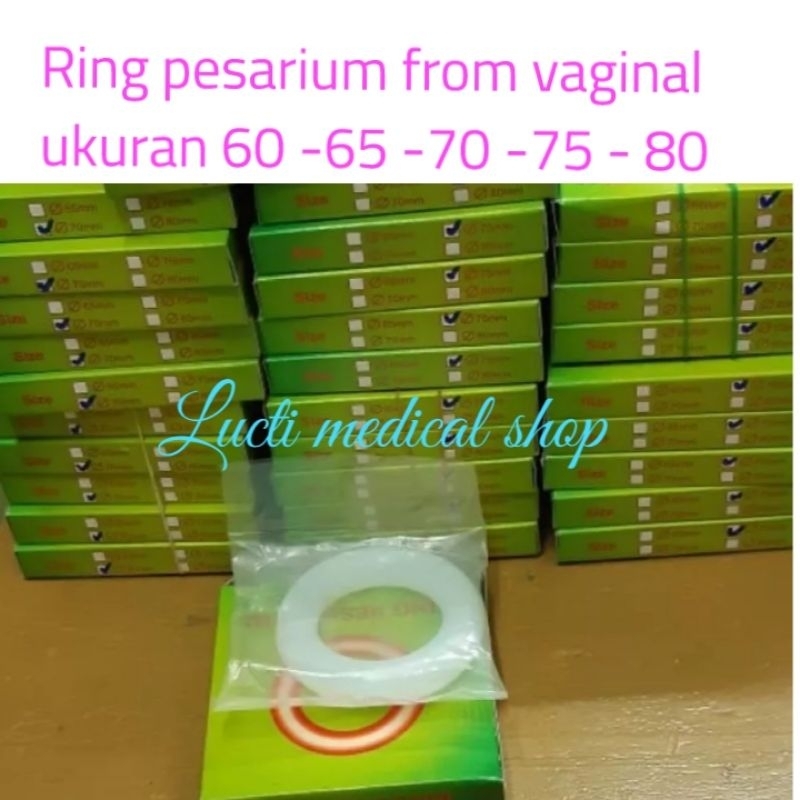 Jual Ring pesarium ring silikon pessarium silicone uk -65 - 70 -75 -80 ...
