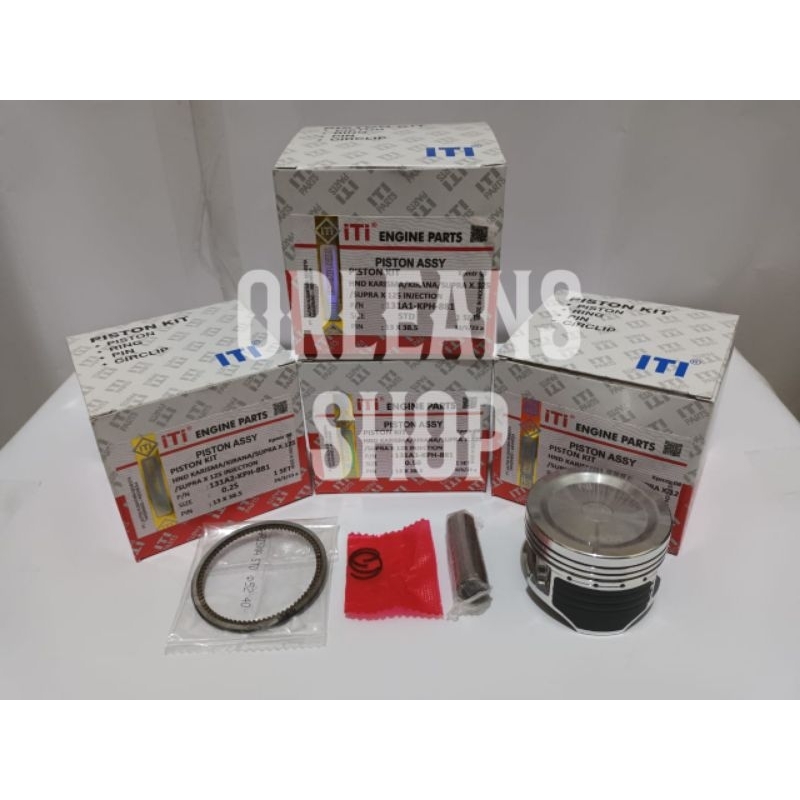 Jual PISTON KIT KPH KARISMA KHARISMA KIRANA SUPRA 125 SUPRA X 125 INJECTION ITI SEHER KIT ...