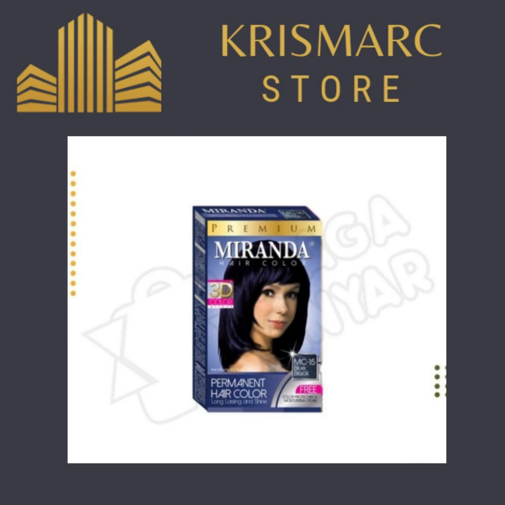 Jual miranda hair color premium permanent semir cat pewarna rambut ...
