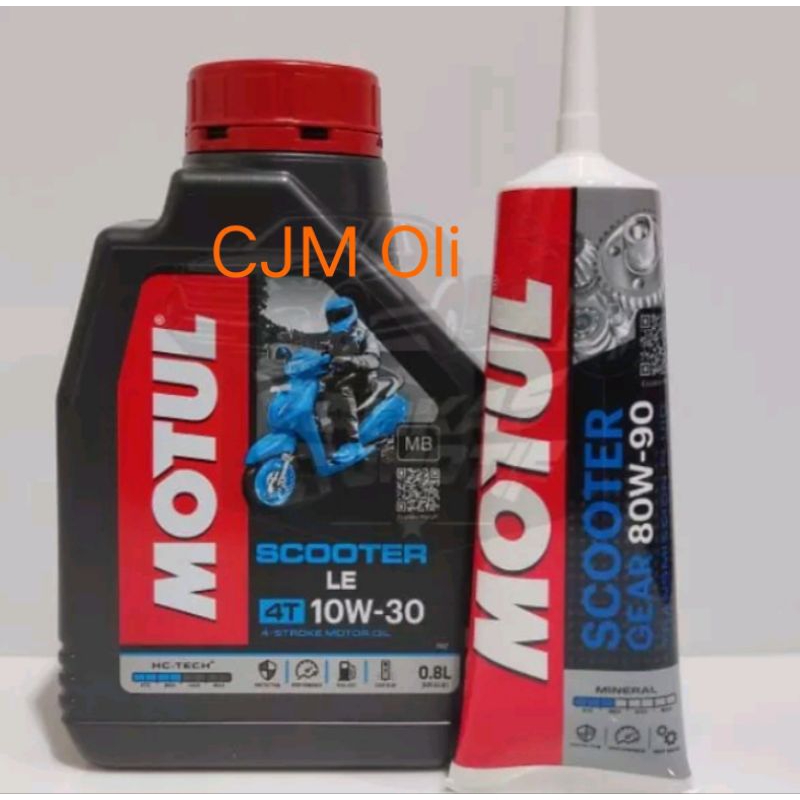 Jual oli Motul Lee matic 800ml SAE 10-30w dan Gardan Motul for Vario ...