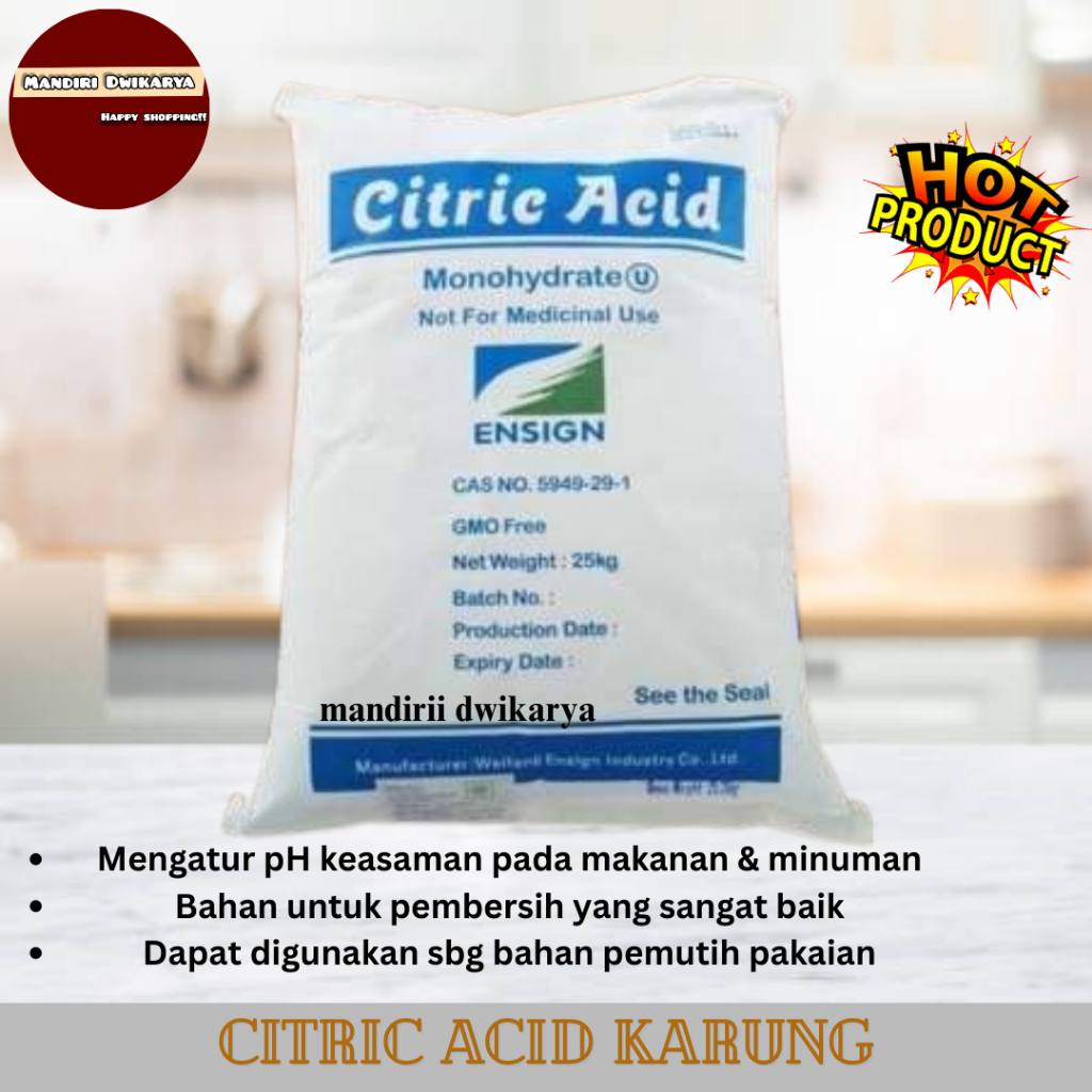 Jual Citric Acid / Citrun / sitrun / pembersih pakaian / asam sitrus ...