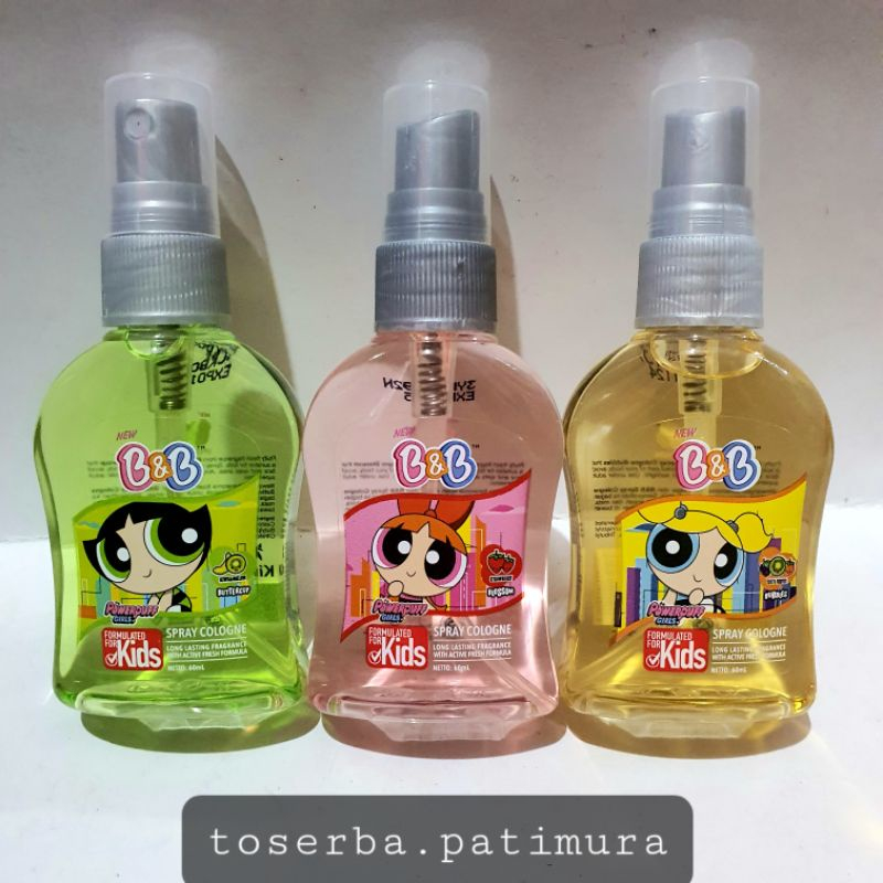 Jual B&B Kids Spray Cologne 60ml Parfum Anak kemasan baru | Shopee ...