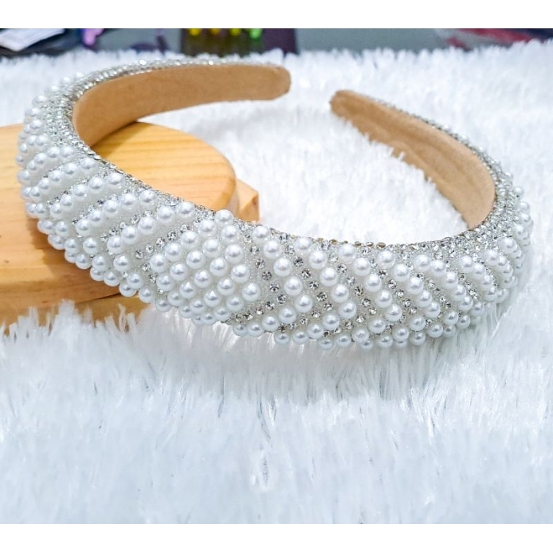 Jual Bando Korea Mutiara Permata / Bando Korea Kristal Permata / Bando ...