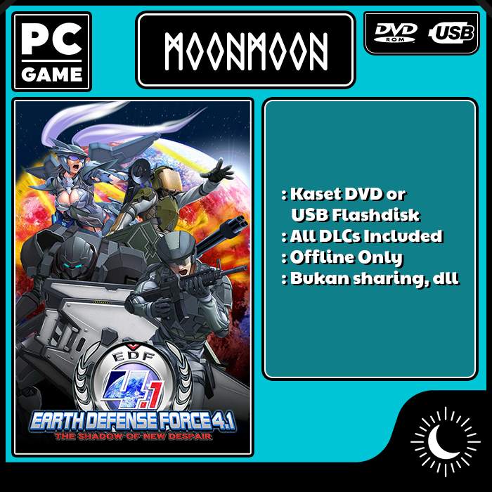 Jual EARTH DEFENSE FORCE 4.1 The Shadow of New Despair (2016) Full DLCs PC | Shopee Indonesia