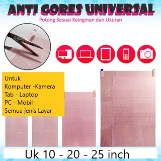 Jual Antigores UNIVERSAL Ukuran 25X35CM Untuk Monitor Kamera LAPTOP Tab ...