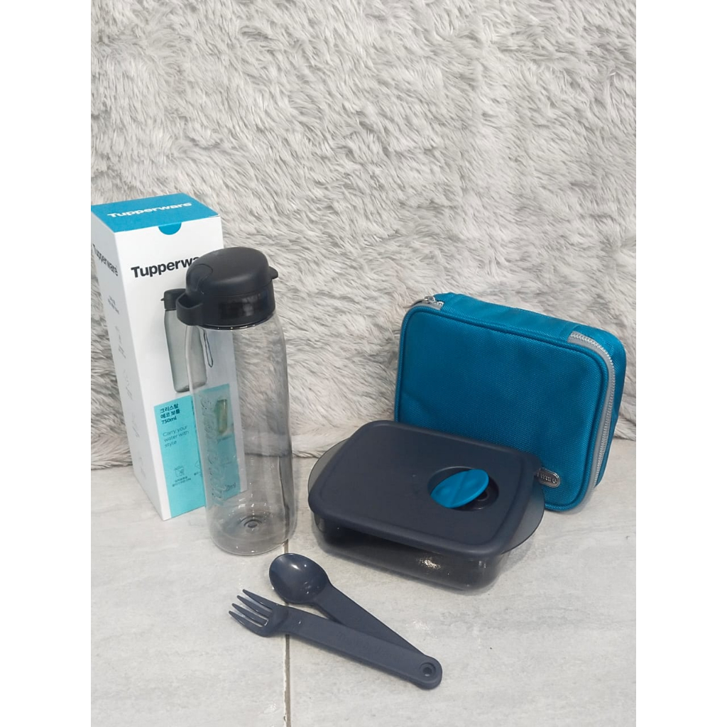 Jual xtreme meal box set extrem meal box set lunch box tupperware ...