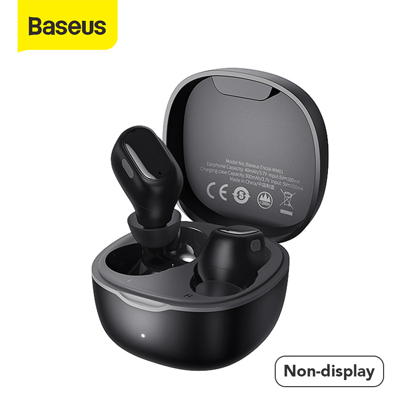Jual Baseus BOWIE WM01 TWS Bluetooth V5.0 Mini In-Ear Earbuds Stereo ...