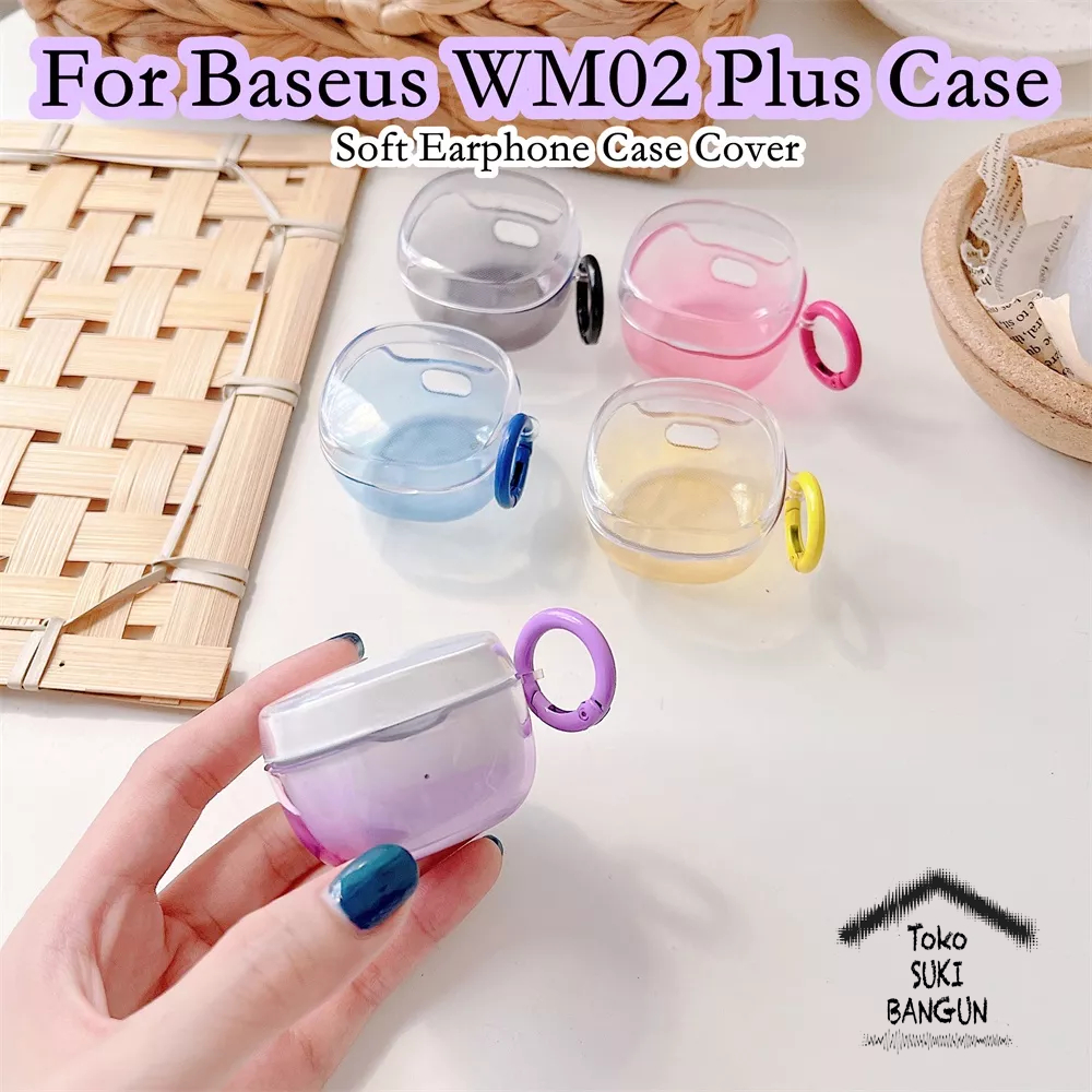 Jual Case Baseus Encok WM02 PLUS Rubber Clear GRADASI TWS Cover Casing ...