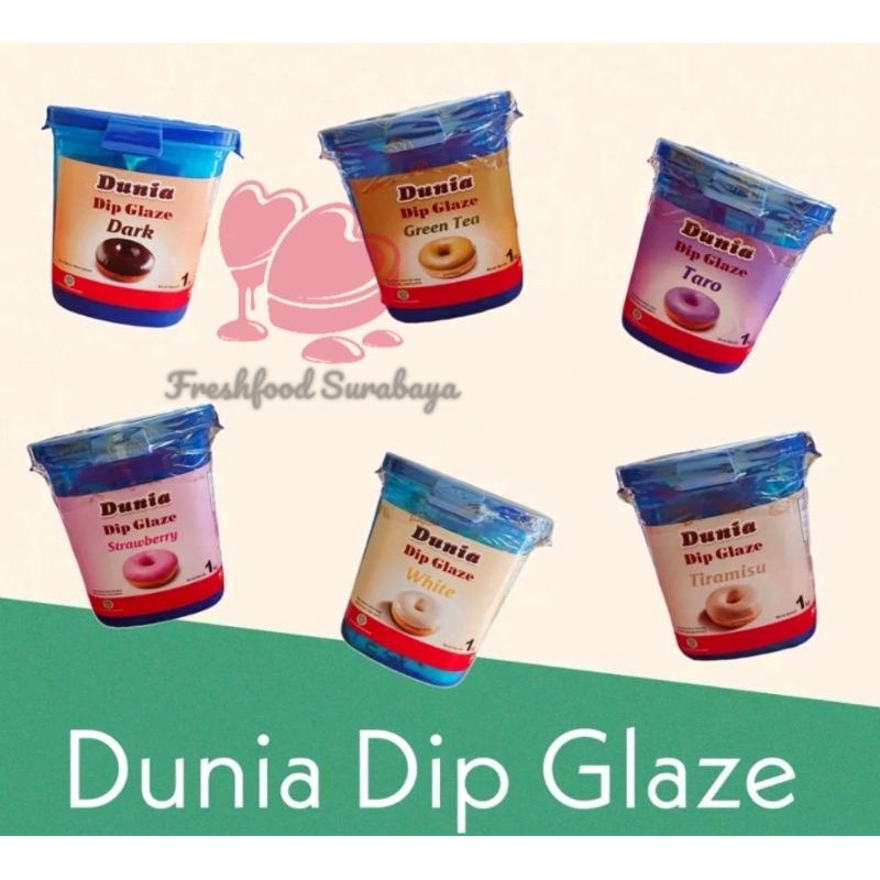 Jual ️Freshfood ️Dip Glaze Dunia aneka varian kemasan 1kg | Shopee ...